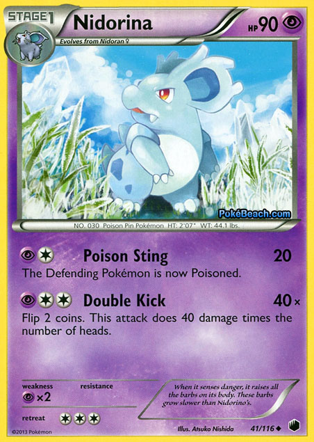 Nidorina -- Plasma Freeze Pokemon Card Review | PrimetimePokemon's Blog