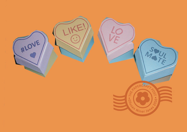 The Papercraft Post: Love Heart Treat Boxes