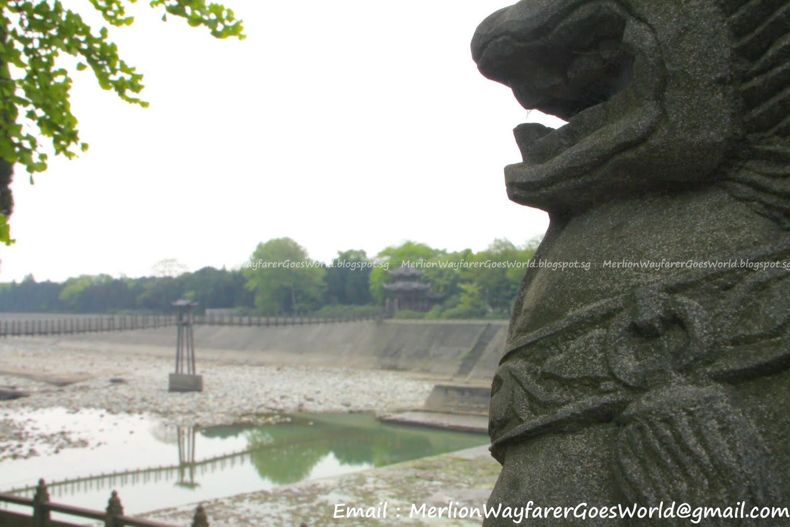 Dujiangyan - Anlan Cable Bridge ~ Merlion Wayfarer Goes World