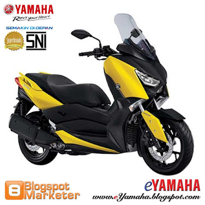 Yamaha XMAX - Racing Yellow - Showroom Motor Yamaha Online