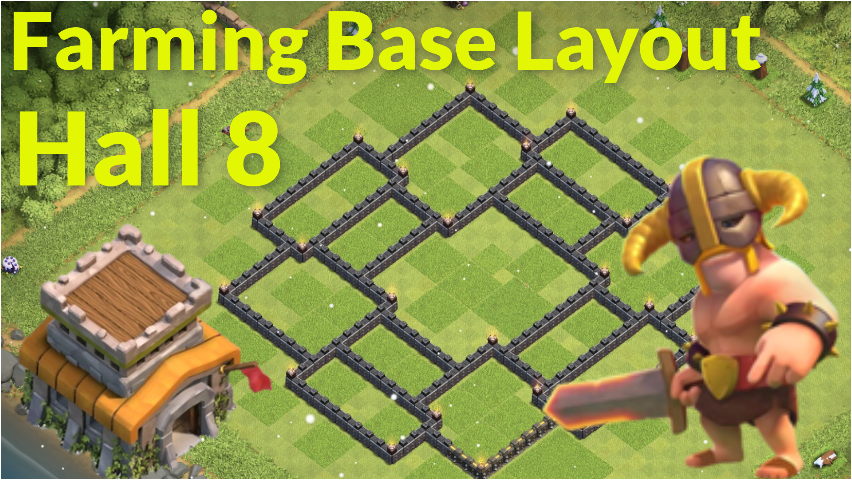 Video xếp nhà chính Hall 8 thủ tài nguyên 2019 - Farming Base Layout ...
