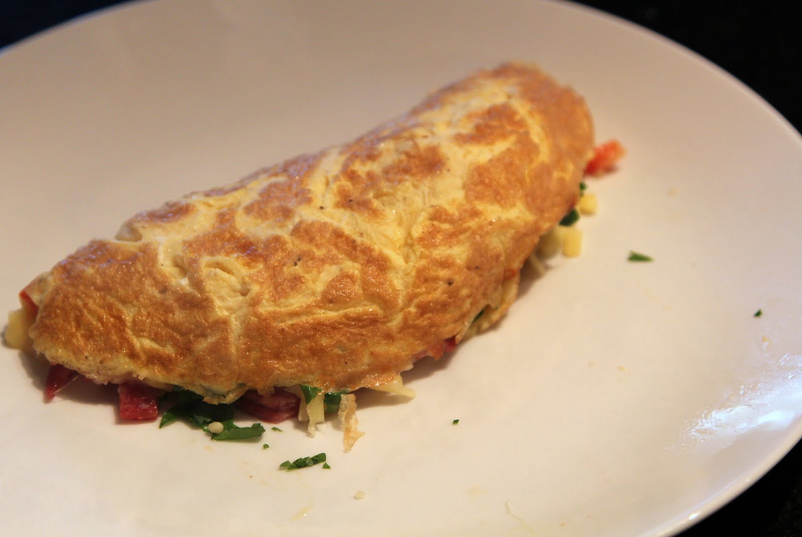Bubbles n Squeaks: Country Omelette with Gypsy Ham