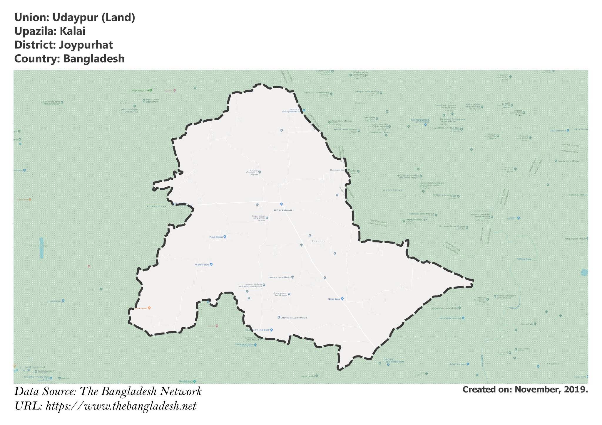 Udaypur Union, Joypurhat