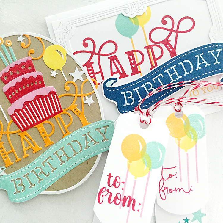 Homespun with Heart: Introducing Paper Clippings: Birthday and Birthday ...