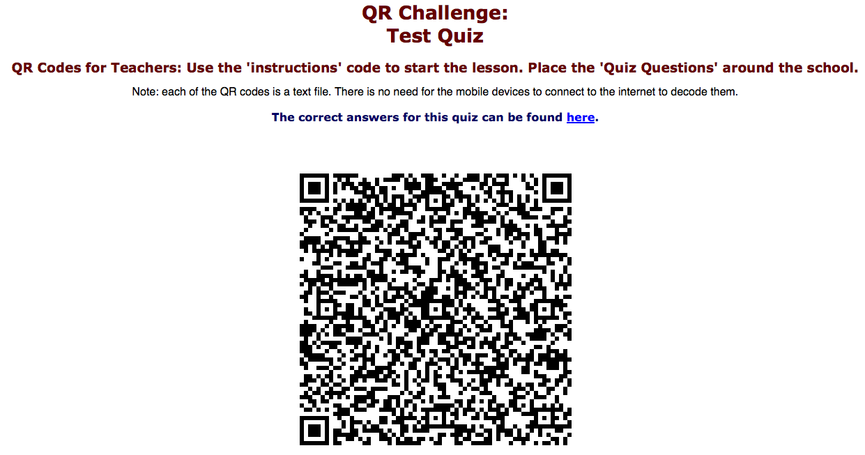 Innovate Instruct Inspire How To Create A Qr Code Scavenger Hunt The Easy Way