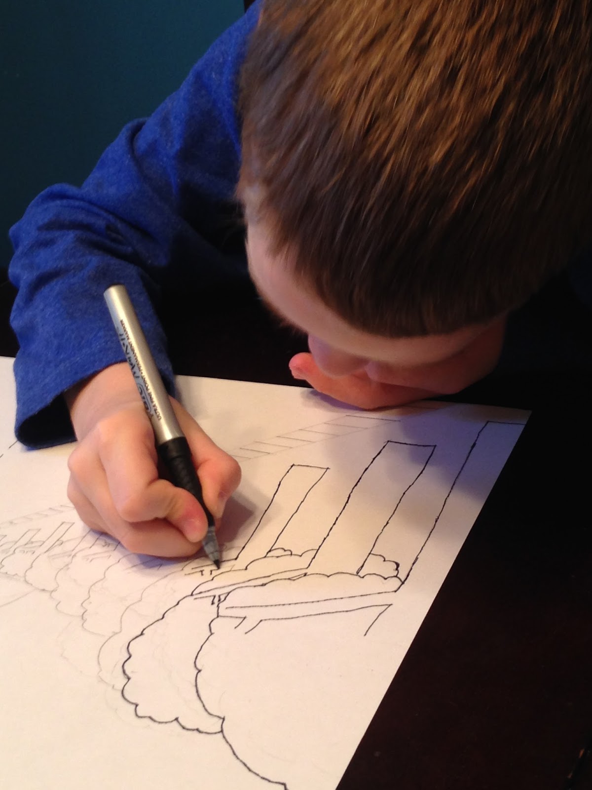 The Riley Bunch: One-point Perspective Paintings