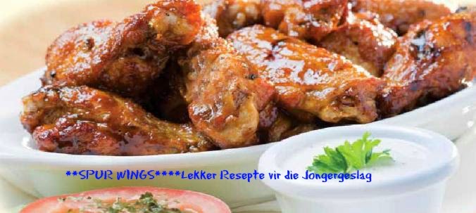 LEKKER RESEPTE VIR DIE JONGERGESLAG: SPUR WINGS