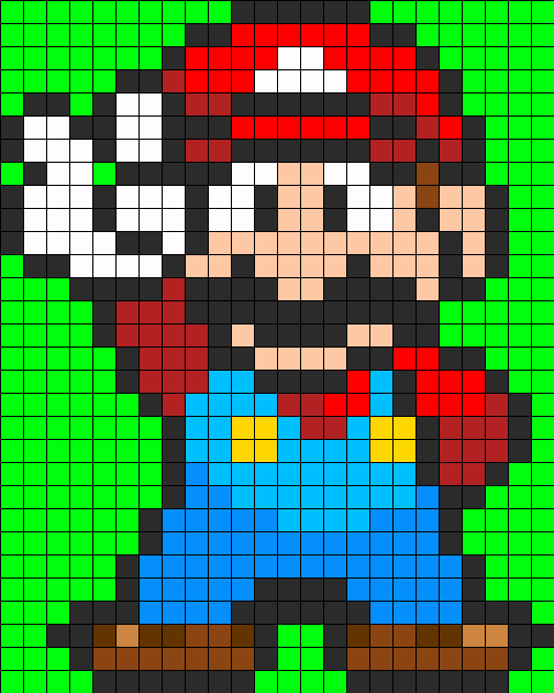 Educación Artística: Cuadrículas de Mario Bross
