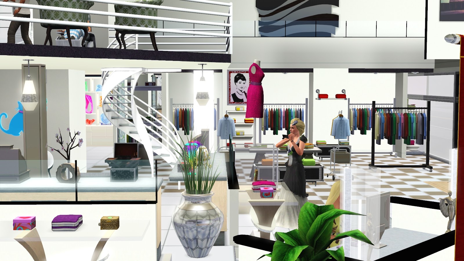 Cyberqueen13's Palace: CQ Fashions Clothing Store (seasonal lot)