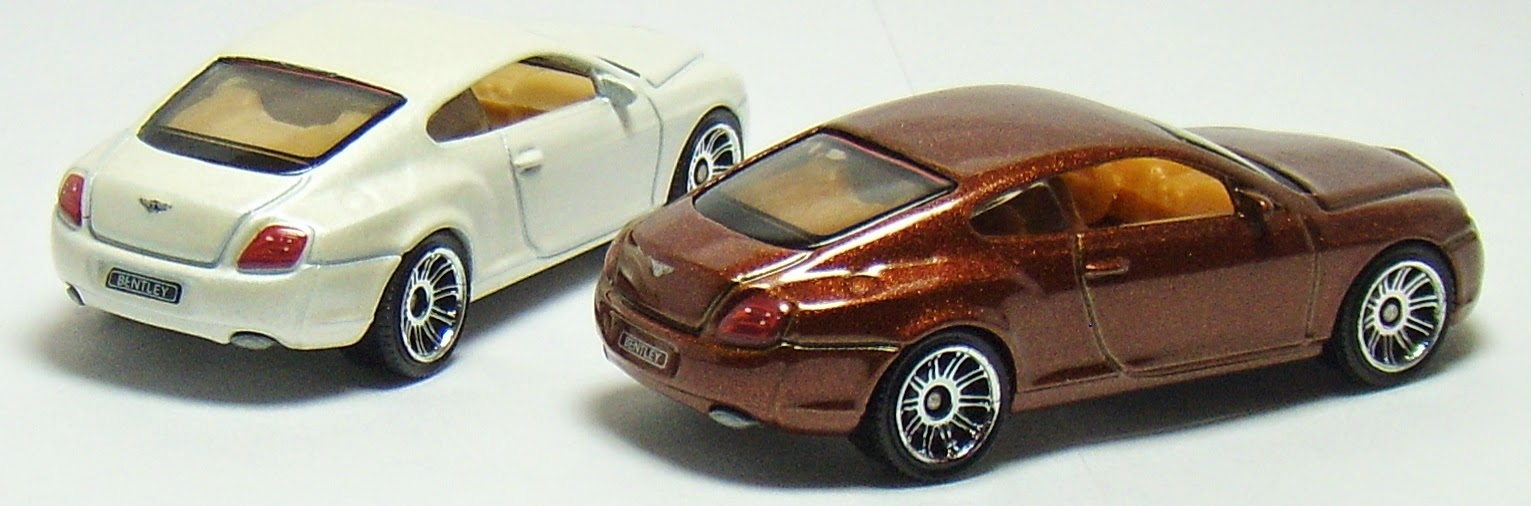 Hot Wheels Bentley Continental Supersports and Matchbox Bentley ...
