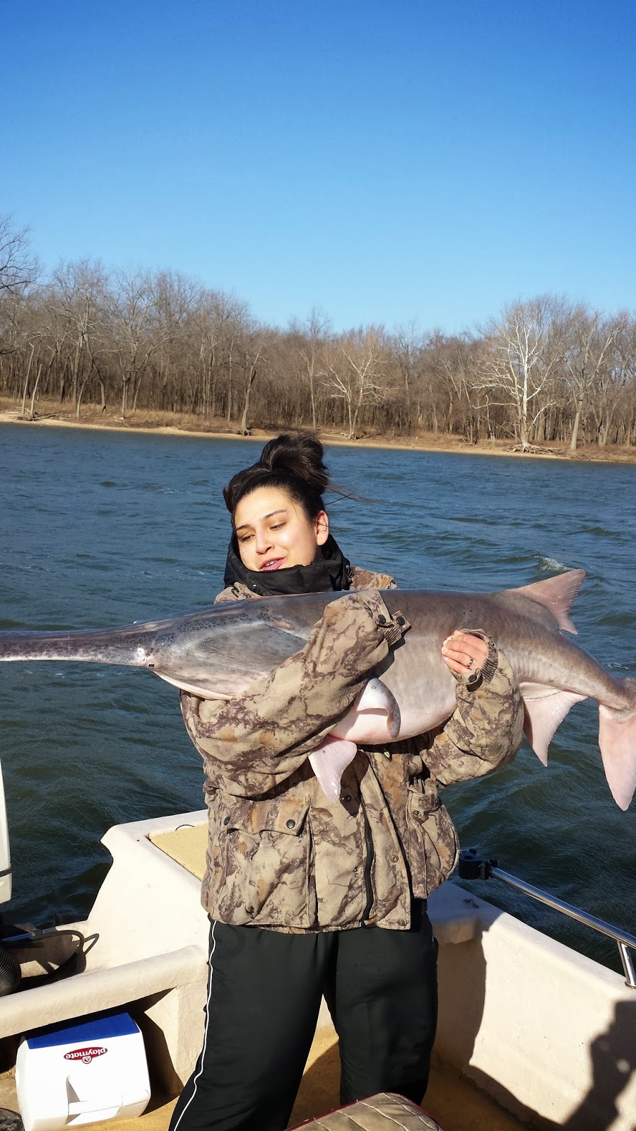 Larry's Hook Line and Sinker: Spoonbill snagging 2/7/15