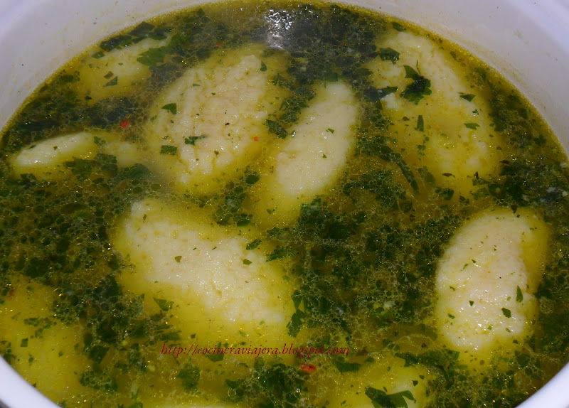 Supa cu galuste de gris | Cocinera viajera