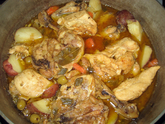 Cuban in the Midwest: Pollo Al Vino • Chicken in Wine Sauce