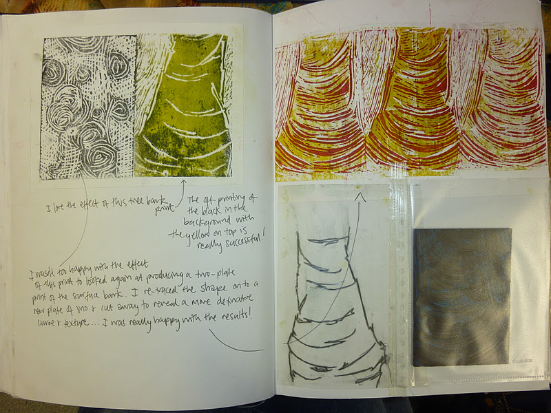 Deborah Burke : Printmaking Sketchbook