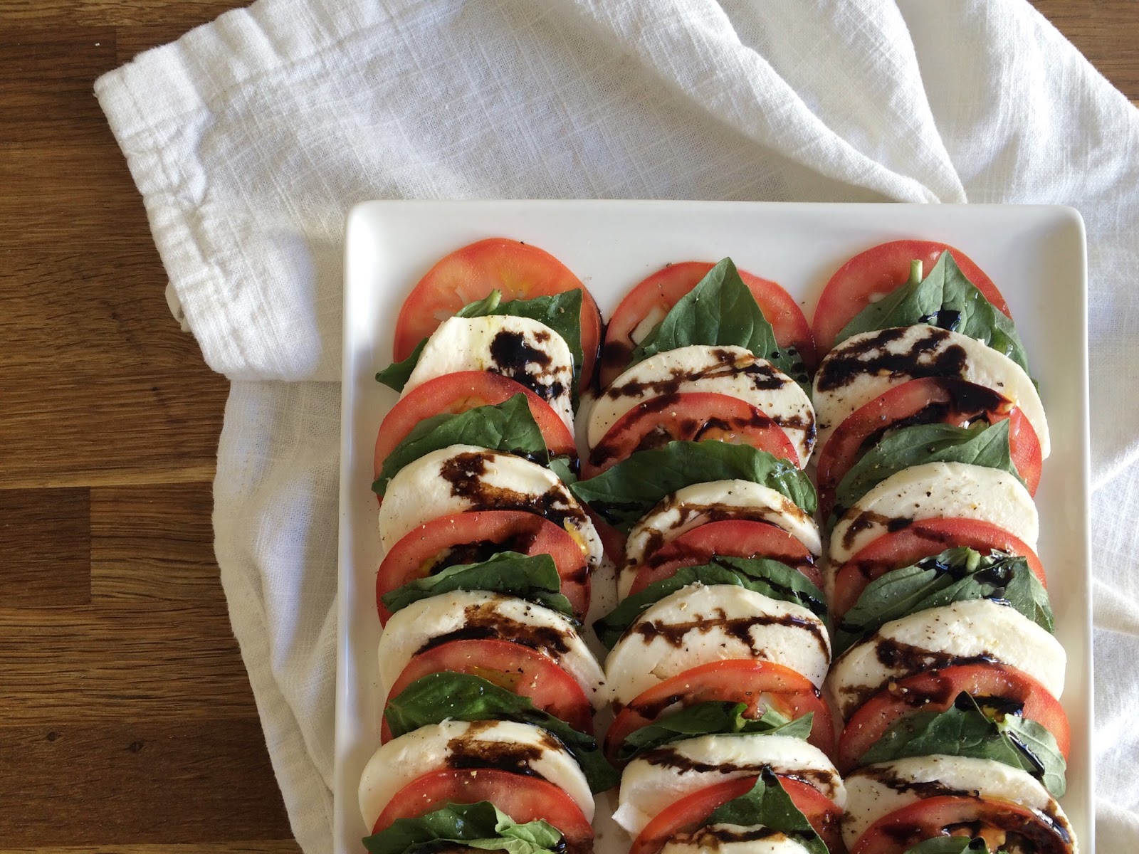 Just A Darling Life: Caprese Salad with Balsamic Glaze