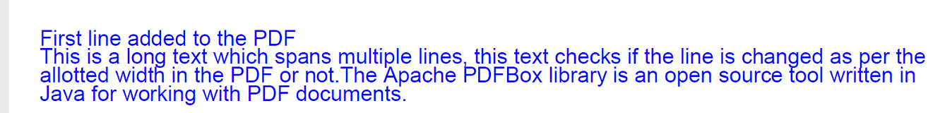 Creating PDF in Java Using Apache PDFBox | Tech Tutorials Creating PDF in Java Using Apache PDFBox | Tech Tutorials