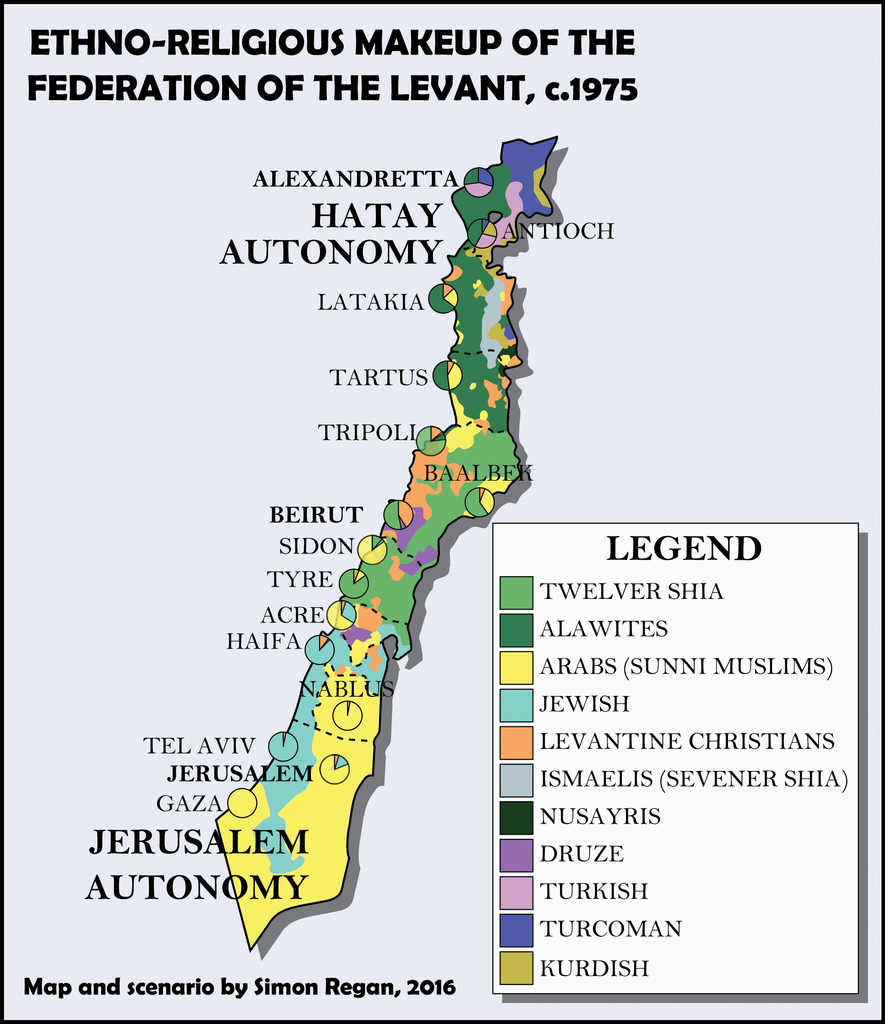 Alternate History Weekly Update: Map Monday: Greater Lebanon by Simon Regan Alternate History Weekly Update: Map Monday: Greater Lebanon by Simon Regan