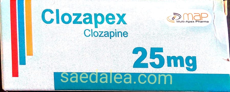 كلوزابكس clozapex أقراص لعلاج الشيزوفرينيا - القصام و علاج الإدمان