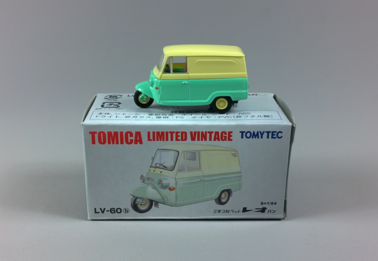 Sixty Four Ever Diecast: 1959 Mitsubishi Pet Leo Van by Tomica Limited ...