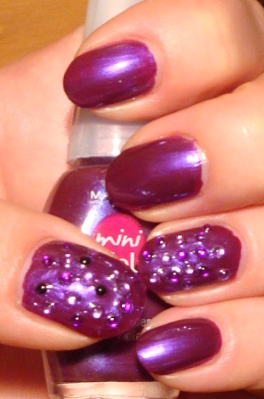 NOTD: purple bling :P - Beauty by Miss L