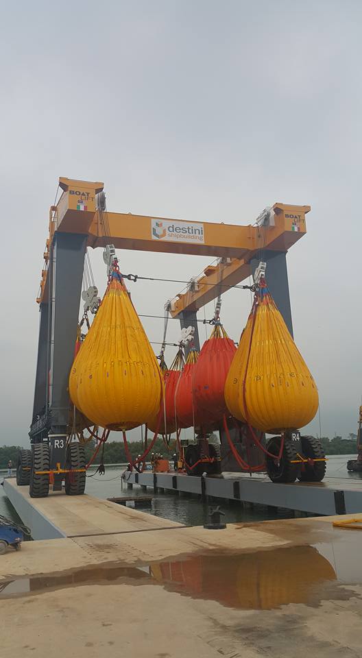 Industrial History: Crane load testing