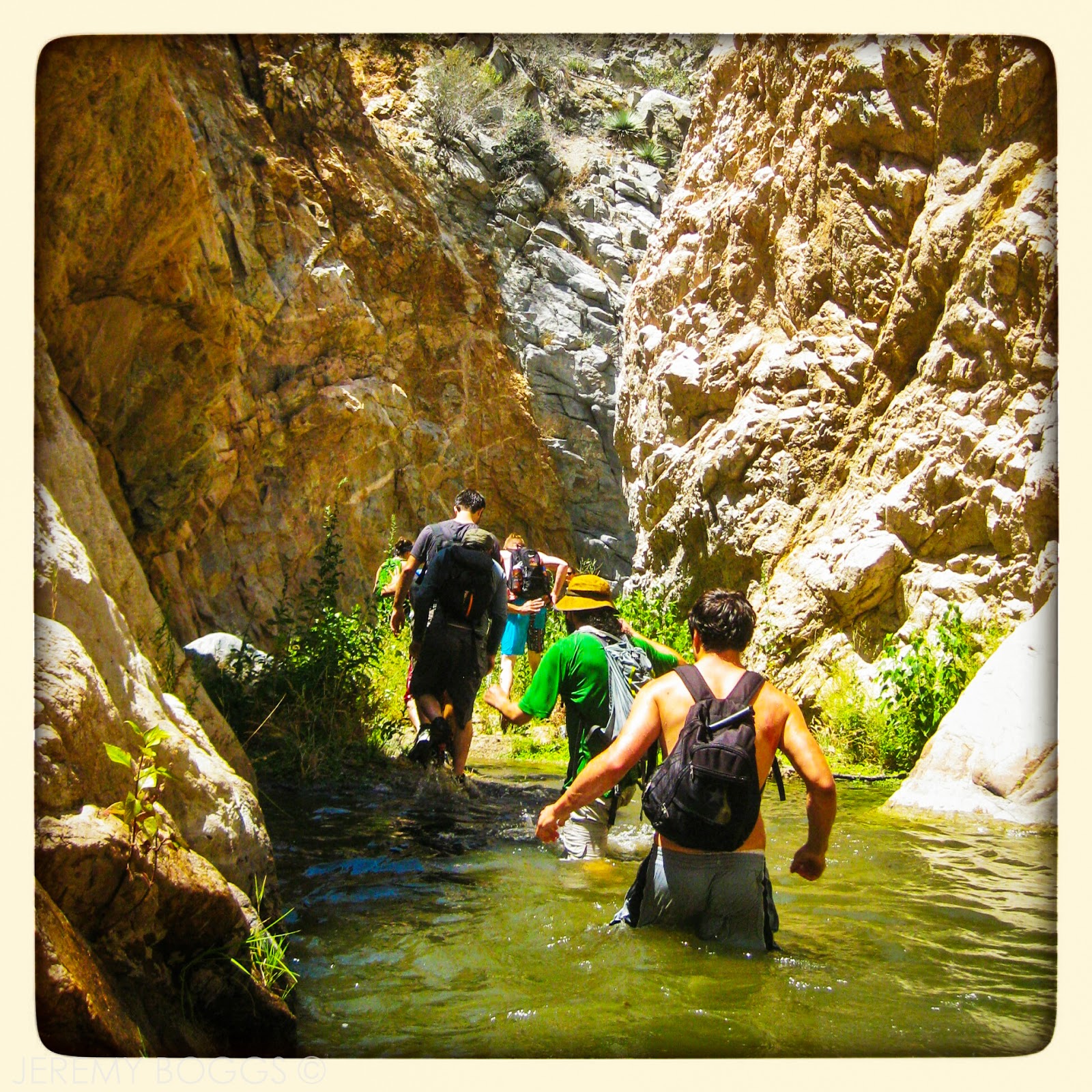 Adventure Los Angeles: Big Tujunga Narrows Group Swim - San Gabriel Mts