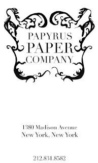 Visual Communications: Papyrus Paper Co. Logo