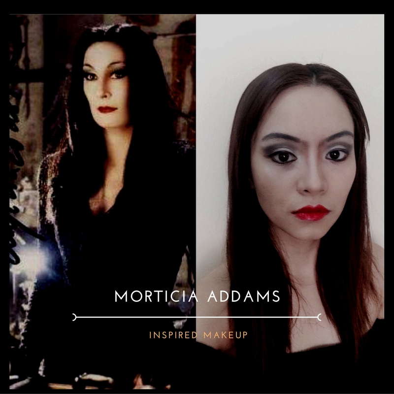 Morticia Addams' Inspired Makeup