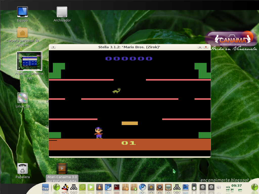EnCanaimArte: Revive tu Infancia: Juega Atari 2600 en Canaima 3.0 GNU/Linux