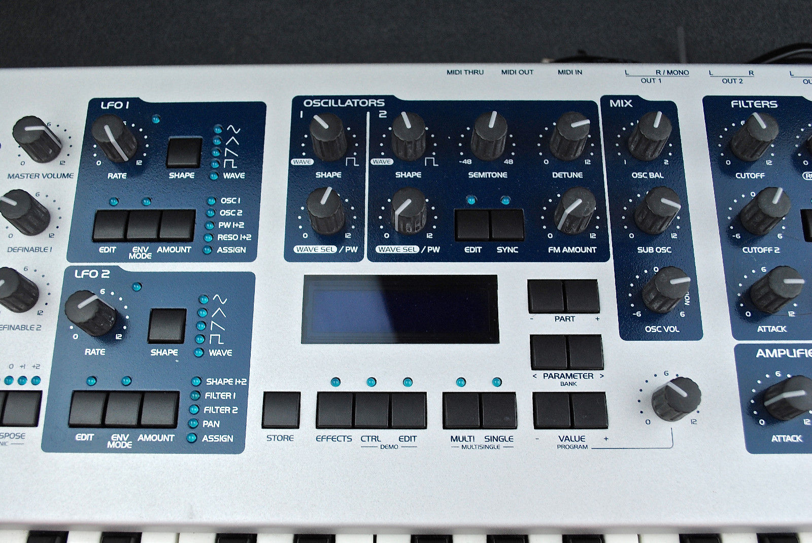 MATRIXSYNTH: Access Virus Indigo Keyboard Synth SN G10001373