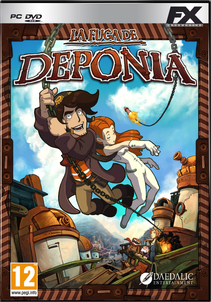 [FICHA] La Fuga de Deponia ~ Botafumeiro AG - Fichas Aventuras Gráficas