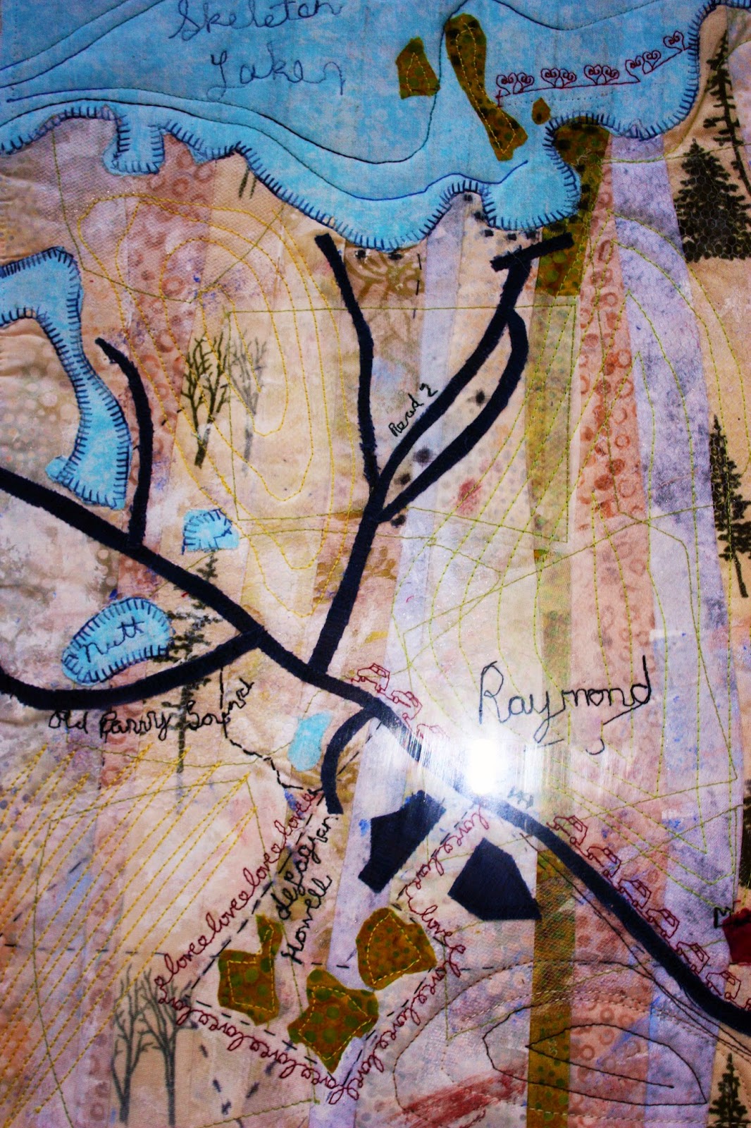 Piecefullandscapes: Making Quilted Maps