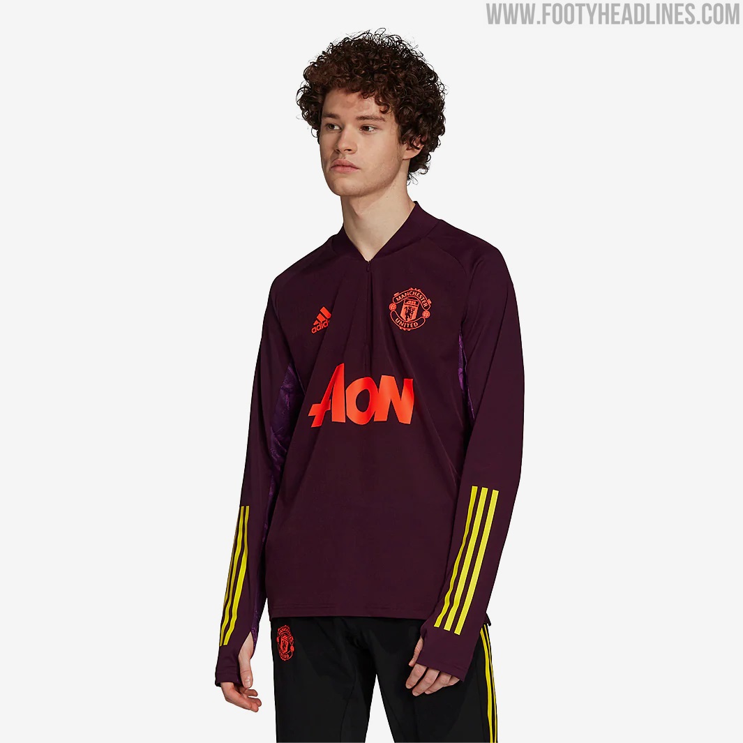 Garish Manchester United 20-21 Champions League Pre-Match Shirt ...