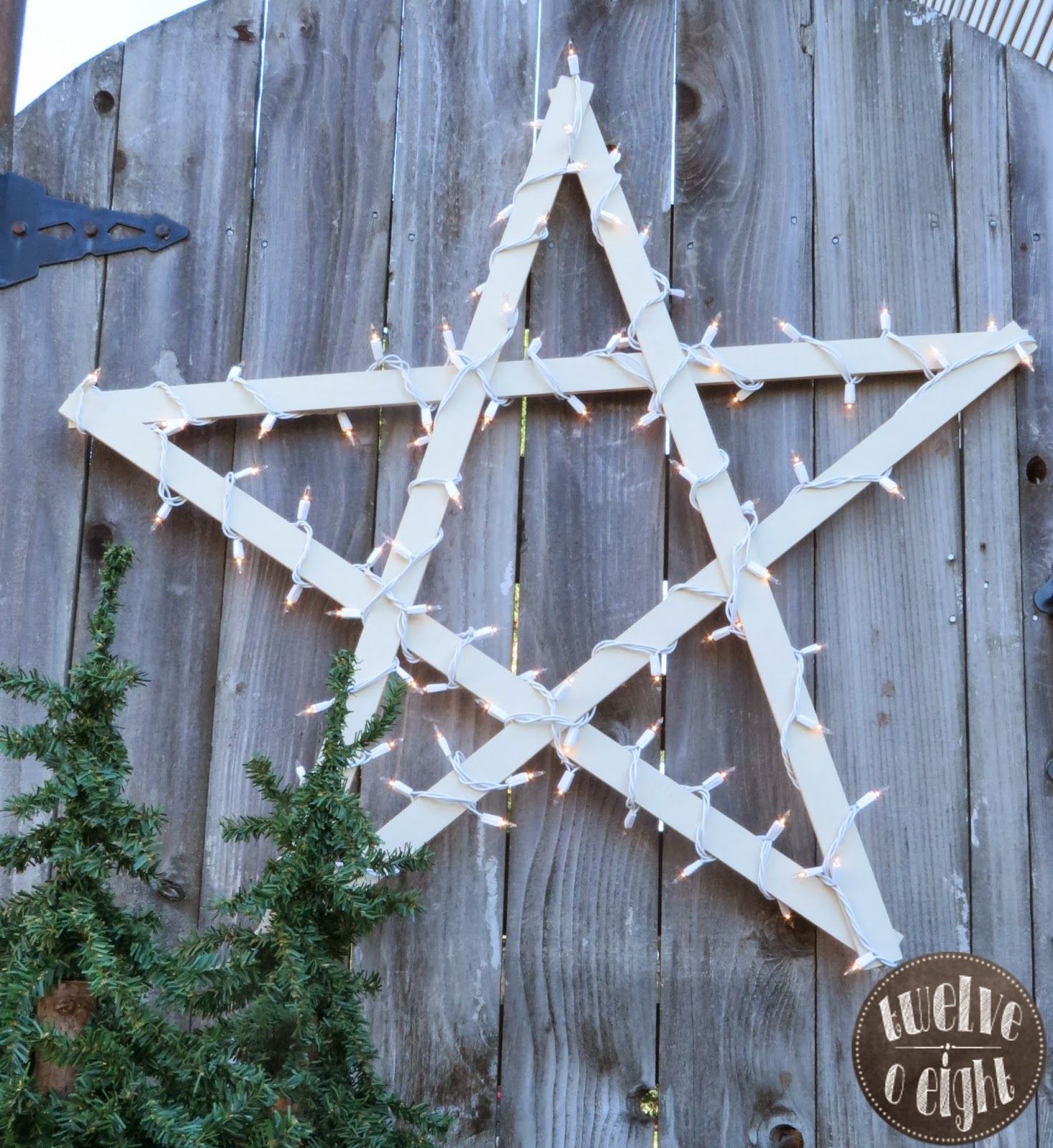 DIY Yardstick Star + What’s Shakin’ Around twelveOeight – twelveOeight
