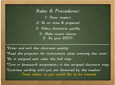 Gabriella's helpful toolbox: Rules in the Classroom