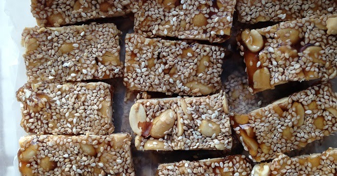 Food Pusher: Chewy Chinese Peanut Sesame Candy Take 2