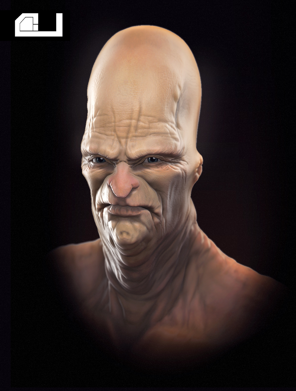 cybernat: Monster face