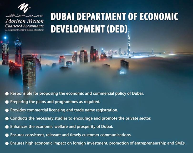 Morison Menon: Dubai Department Of Economic Development(DED)