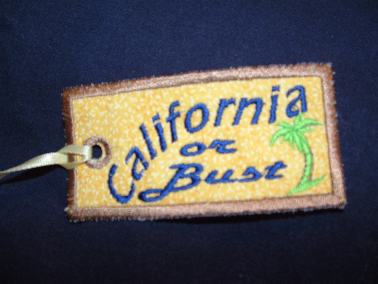 Cajun Stitchery: California or Bust