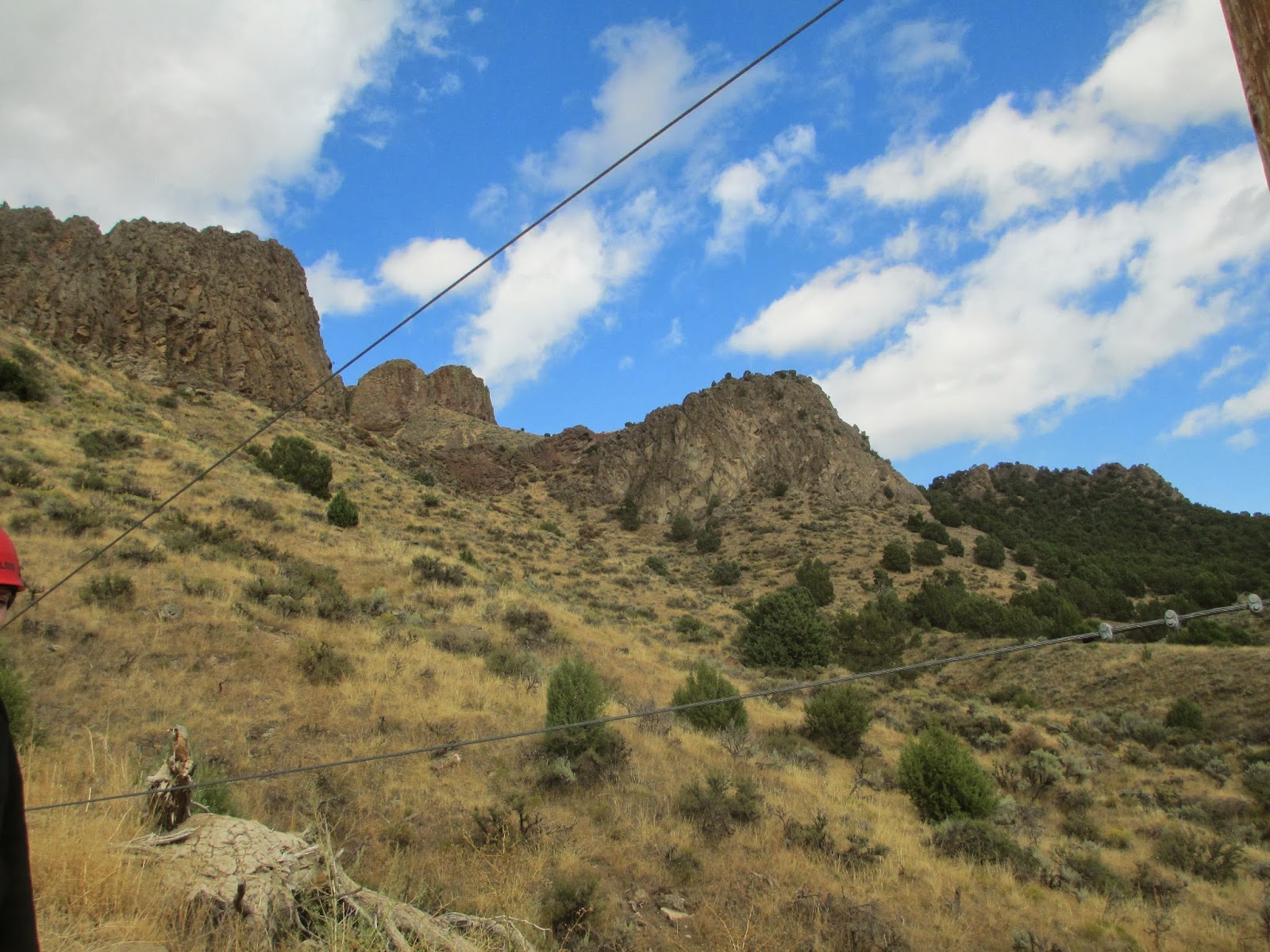 Ziplining Across the USA: Wednesday September 20 Heise Zip Ririe, Idaho