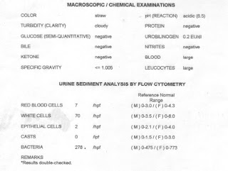 Complete Analysis: Urine report