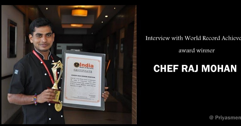 Priya's Menu - Yum Yum Yummy food for Food lovers : Interview with our ...