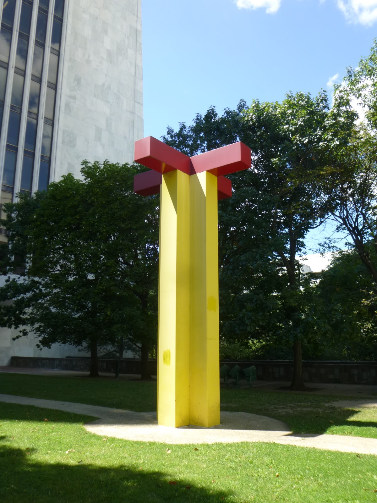 Photo-ops: Abstract Public Sculpture: Wild Rice - Albany, NY