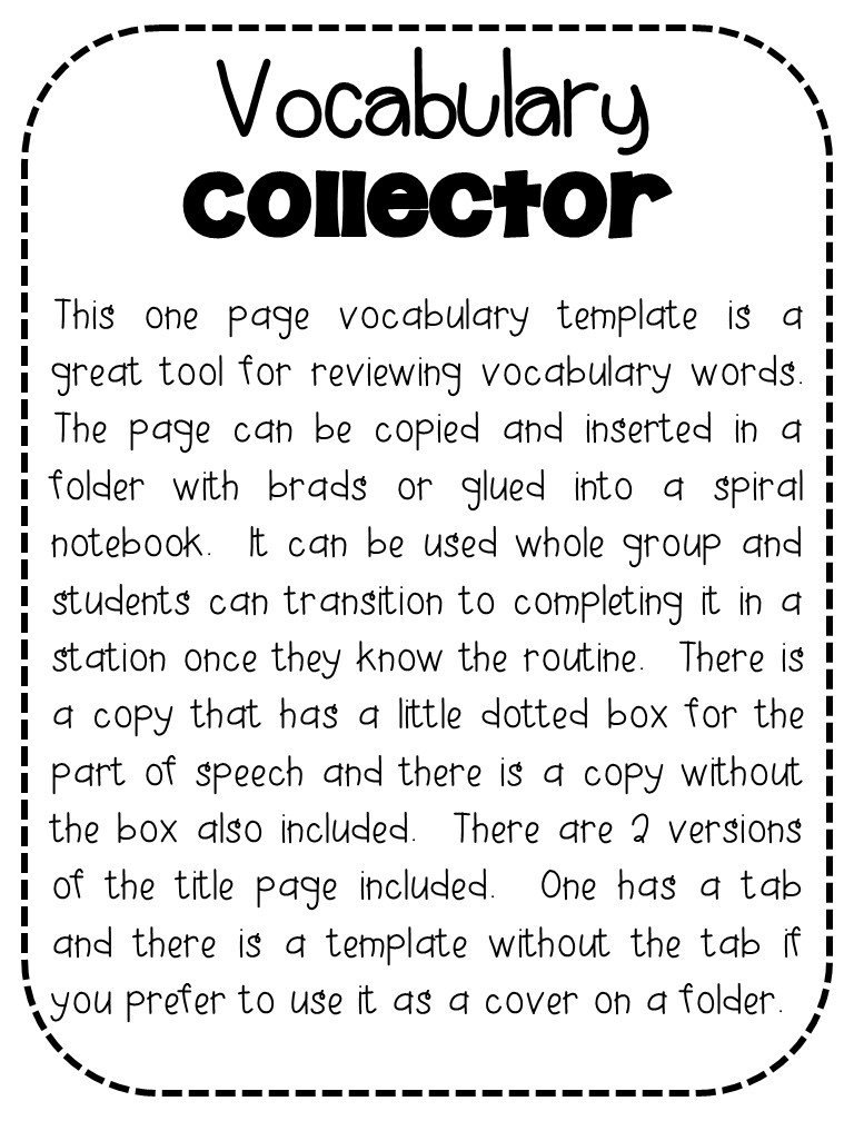 Word Collector | Totally Terrific in Texas | Bloglovin’