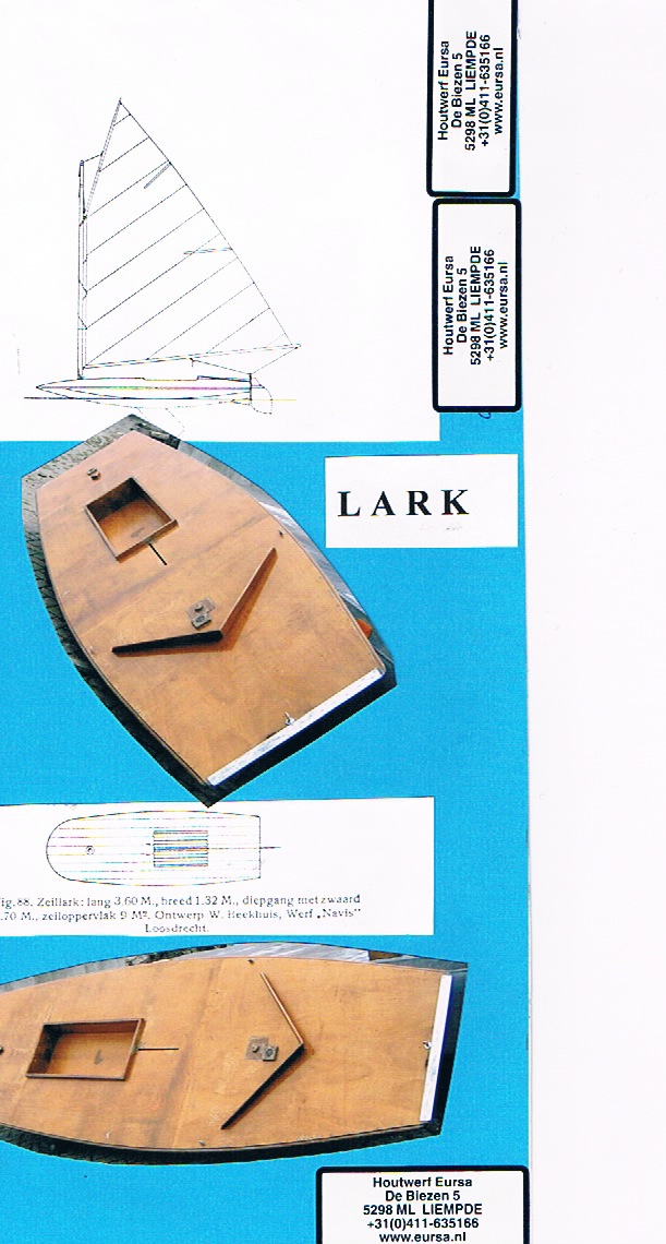 Houten Boot Onderhoud: Lark type Scow te koop