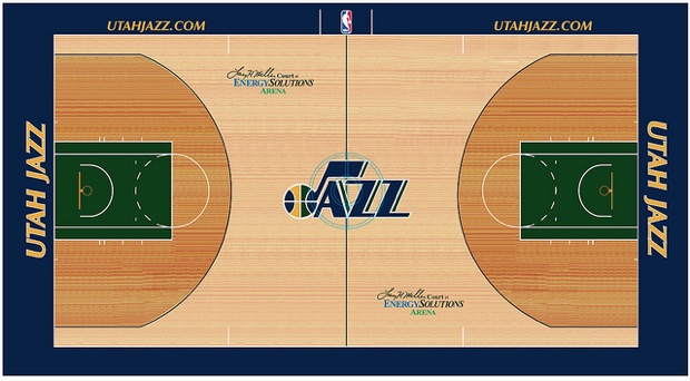 designZando: O design das quadras de basquete da NBA