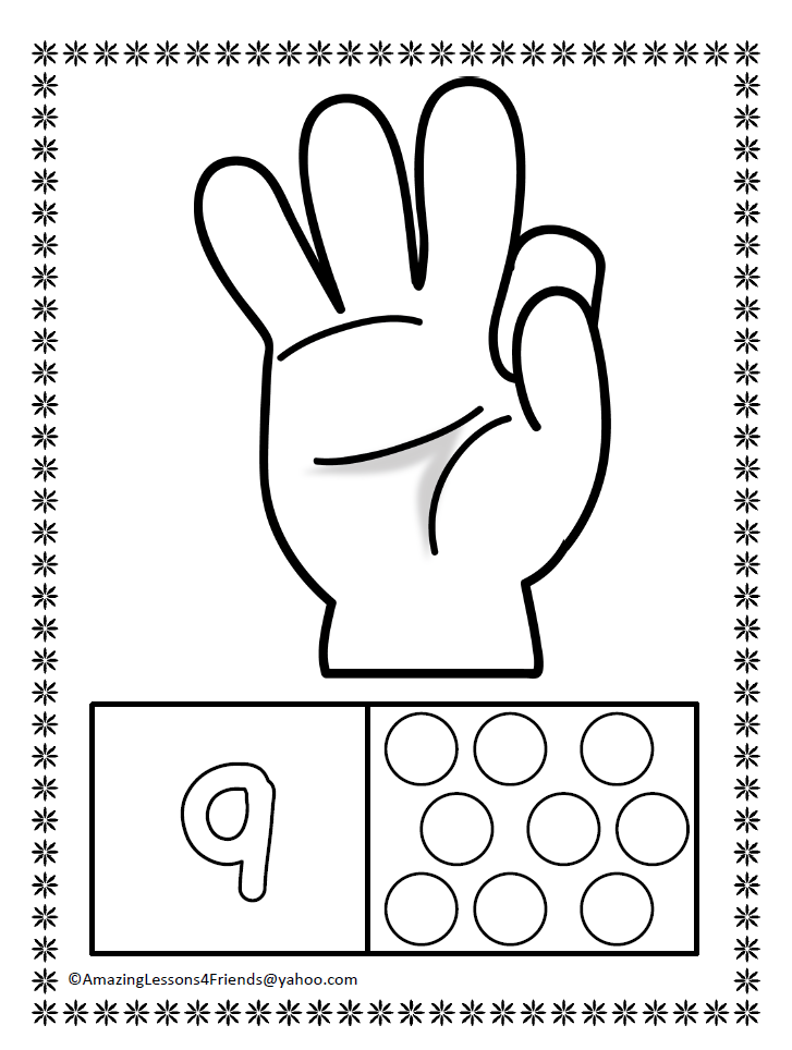 Amanda Duda, Pedagogia e Libras: Number Sign Language Coloring Sheets 0 ...