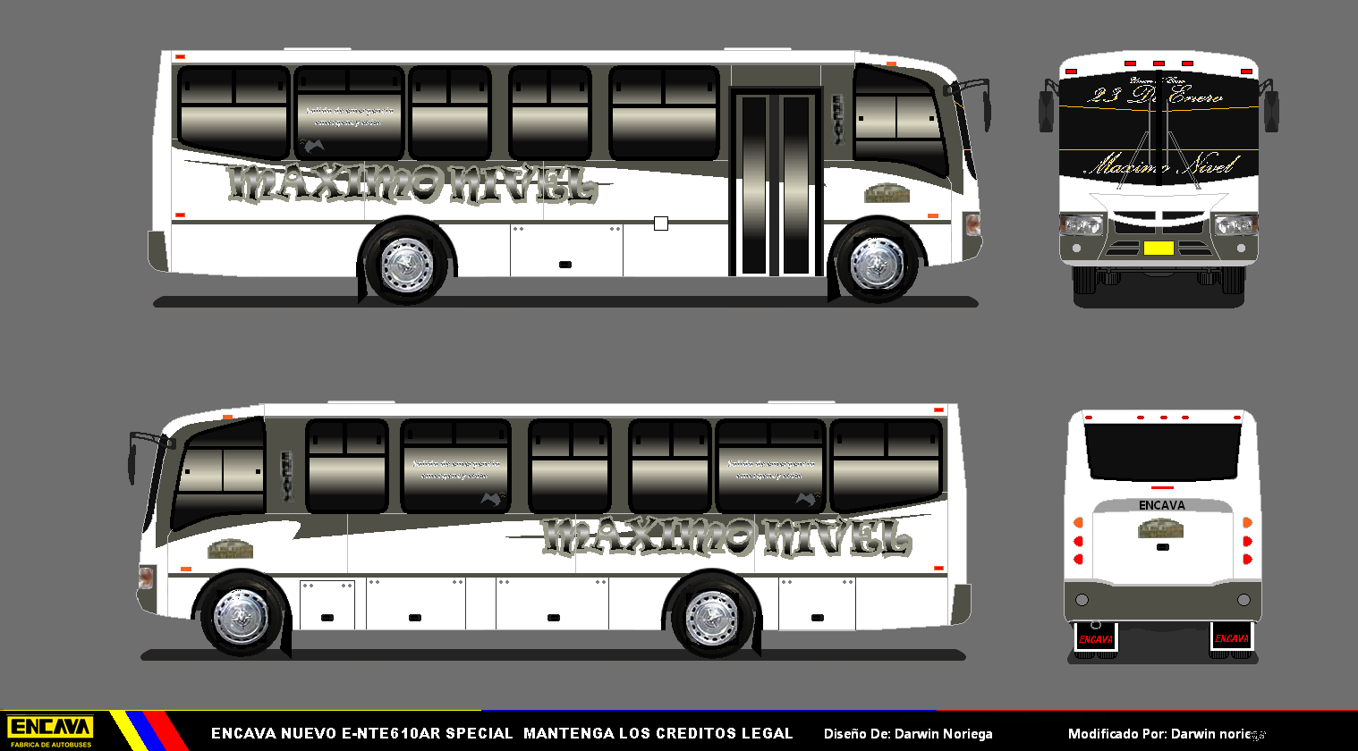 Diseños Encava y Otra Buses Venezuela