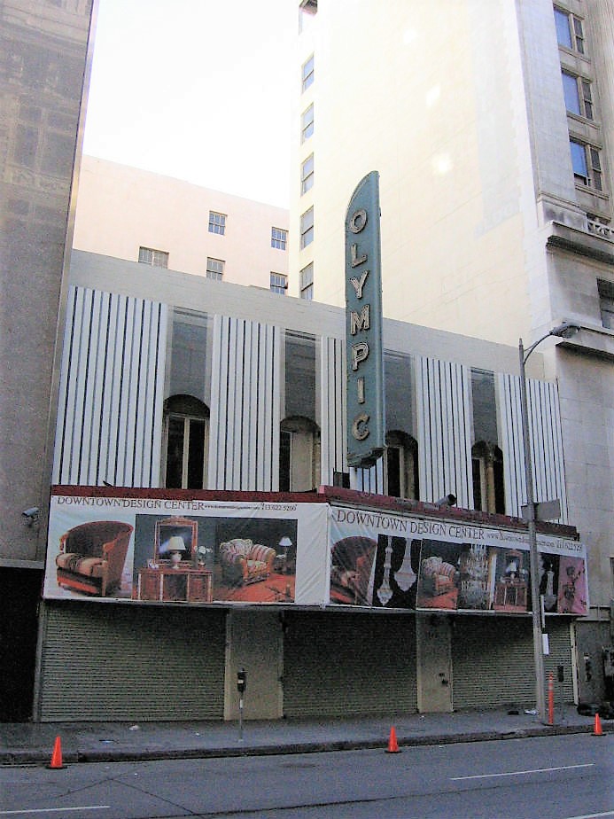 Los Angeles Theatres: Olympic Theatre: history + exterior views
