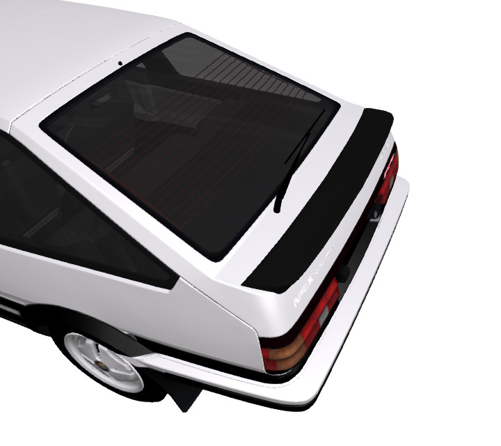 AE86レビン/トレノ用純正タイプのリアスポイラー | SL遊牧民